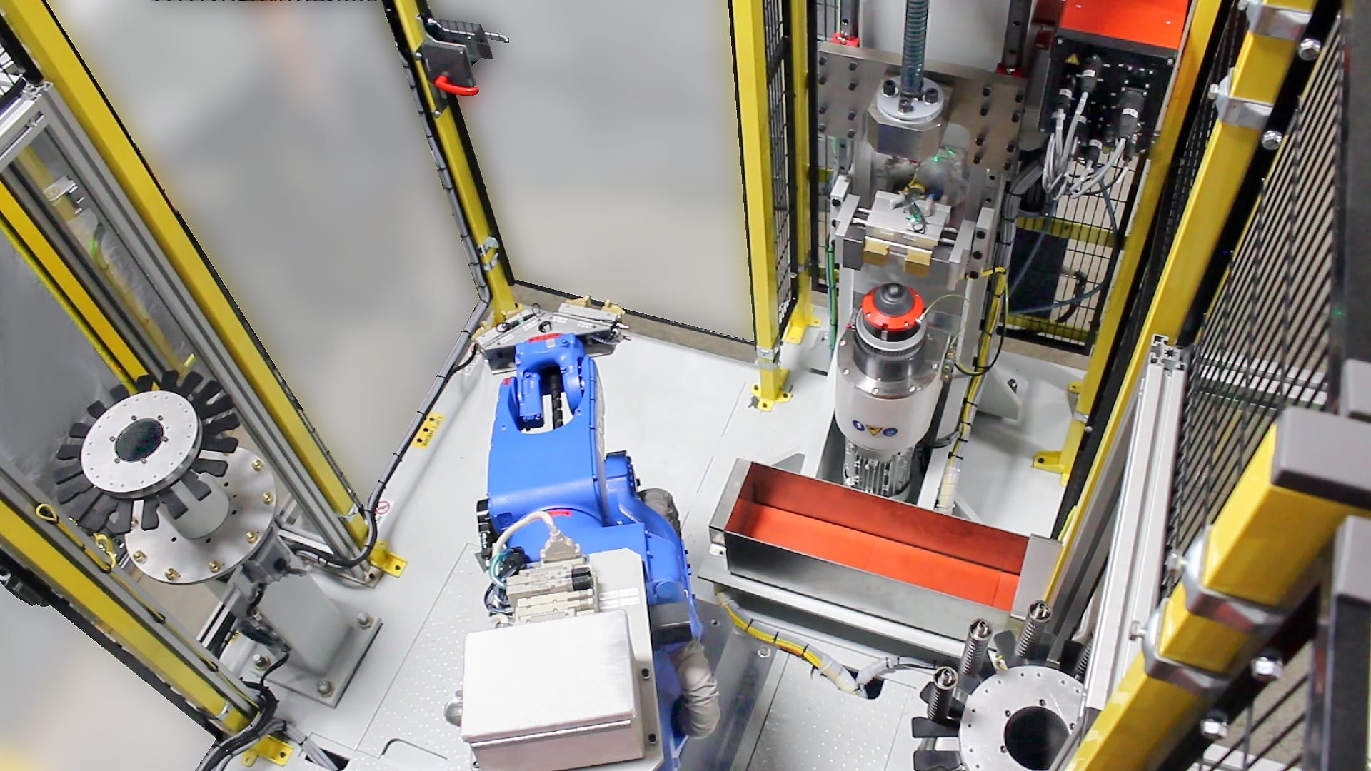 Robotic Orbital Riveter Tending | Case Study | MESH Automation, Inc.
