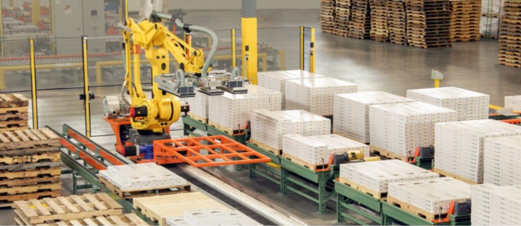 Automated Material Handling - Robotic Handling - MESH Automation